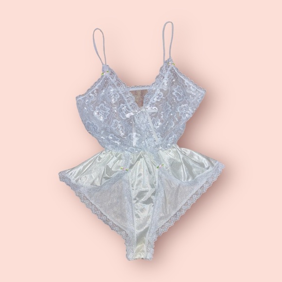 Inner Most | Intimates & Sleepwear | Vintage Ivory Lace Teddy | Poshmark